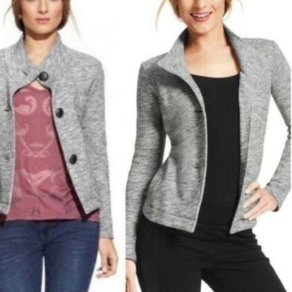 CAbi | Jackets & Coats | Cabi Gray Hourglass Hilow Blazer Jacket Style ...
